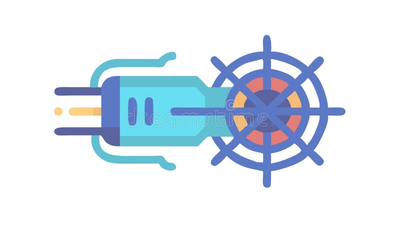 Futuristic Spaceship Helm Control Vector Icon, Vector Design Generative ...