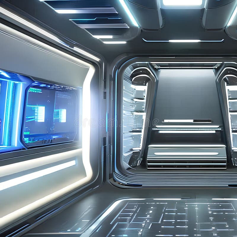 699 Futuristic Spaceship Interior: a Futuristic and Sci-fi-inspired ...