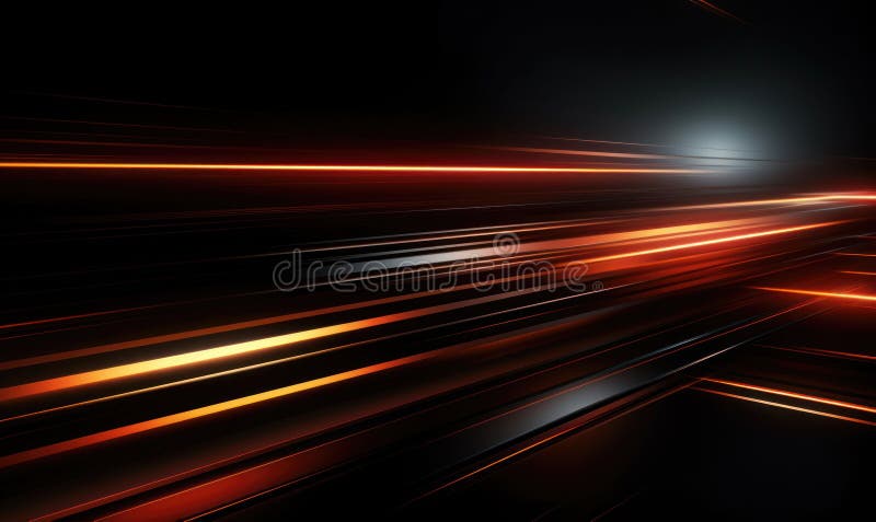 Futuristic Speed Motion on a Dark Background Stock Illustration ...