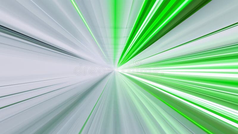 Futuristic Speed Motion with Green Rays of Light Abstract Background ...