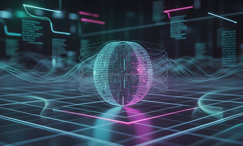 Global Digital Network stock illustration. Illustration of design ...