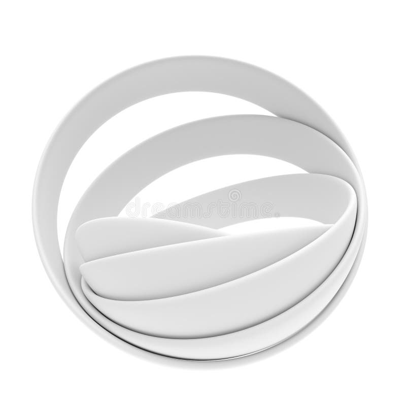 Futuristic Sphere Shape. Minimal Graphic Design Stock Illustration ...