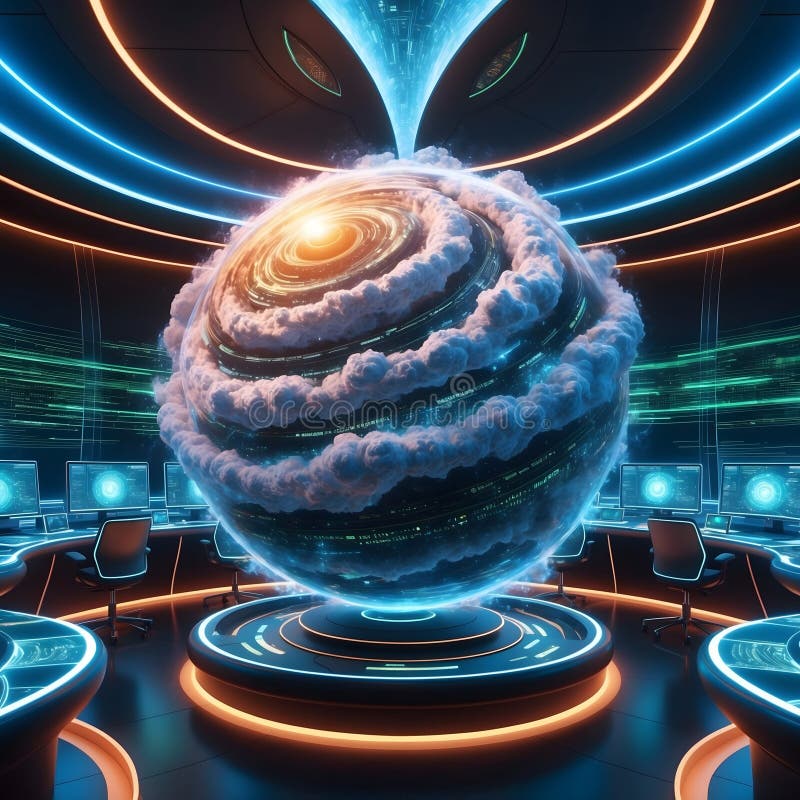 A Futuristic Spherical Data Vortex Generated ,Event Horizon Singularity ...