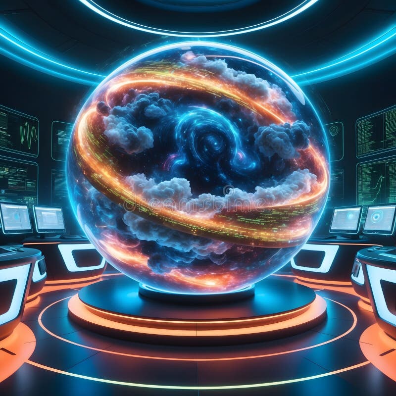 A Futuristic Spherical Data Vortex Generated ,Event Horizon Singularity ...