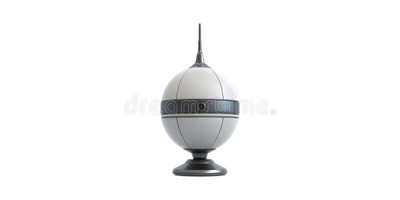 Futuristic Spherical Robot with Antenna. Advanced Technology and Ai ...