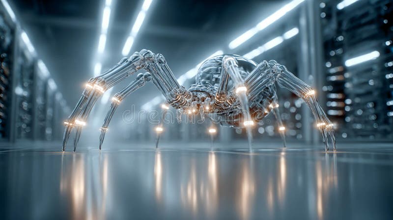 Cyber Security Spider Robot Network Stock Illustrations – 61 Cyber ...