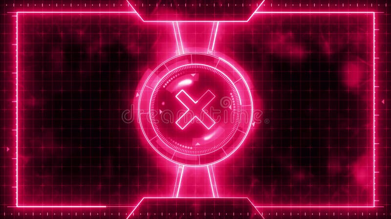 Futuristic Sports Game Loop Animation. Versus Fight Background. Radar ...