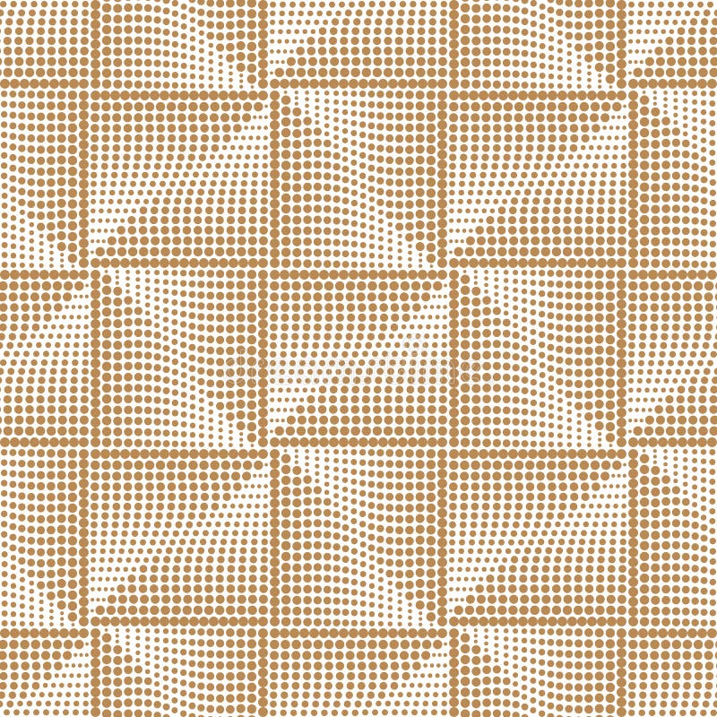 Futuristic Square Gold Seamless Pattern. Geometric Abstract Golden ...