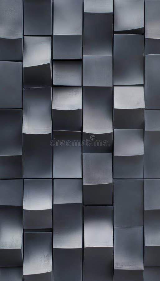 Futuristic Square Tile Design Mimicking Ship Armor Layers for Seamless ...