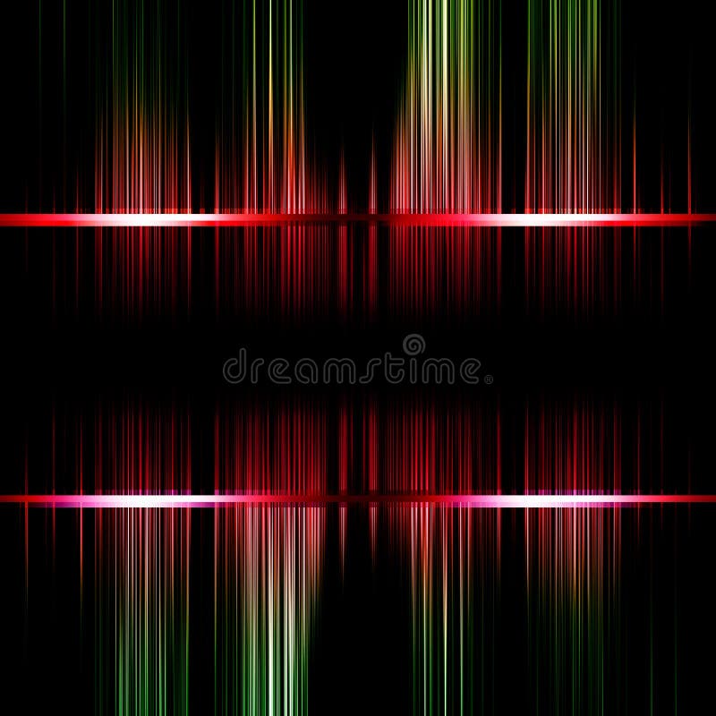 Futuristic stripe design stock illustration. Illustration of green ...