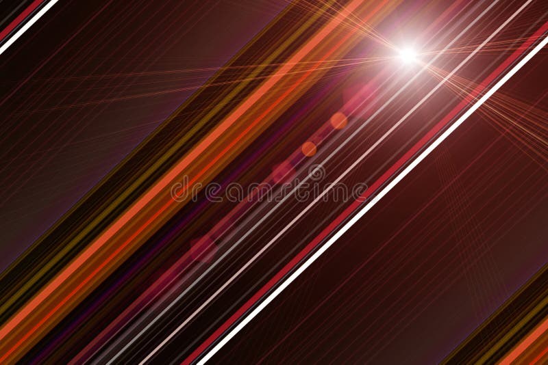 Futuristic Stripe Design Illustration with Lights Stock Illustration ...