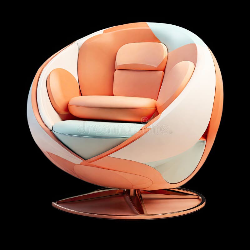 Futuristic Style Modern Comfortable Furniture Design Stock Photo ...