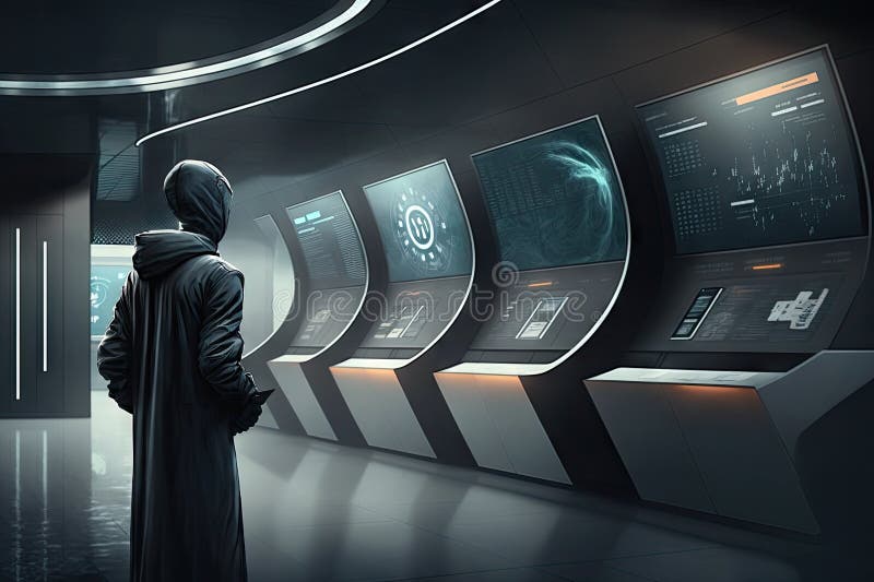 Futuristic Subway Station with Sleek Design, High-tech Amenities, and ...