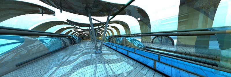 Futuristic Subway Station stock photo. Image of business - 72847556