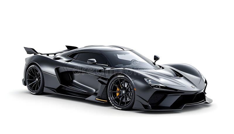 Futuristic Supercar with Aerodynamic Design and HighPerformance ...