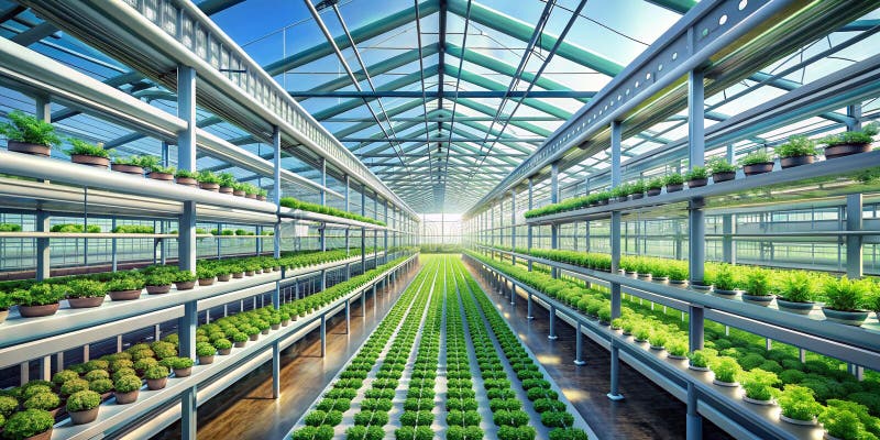 A Futuristic Sustainable Farm Using High Tech Agriculture Methods AI ...