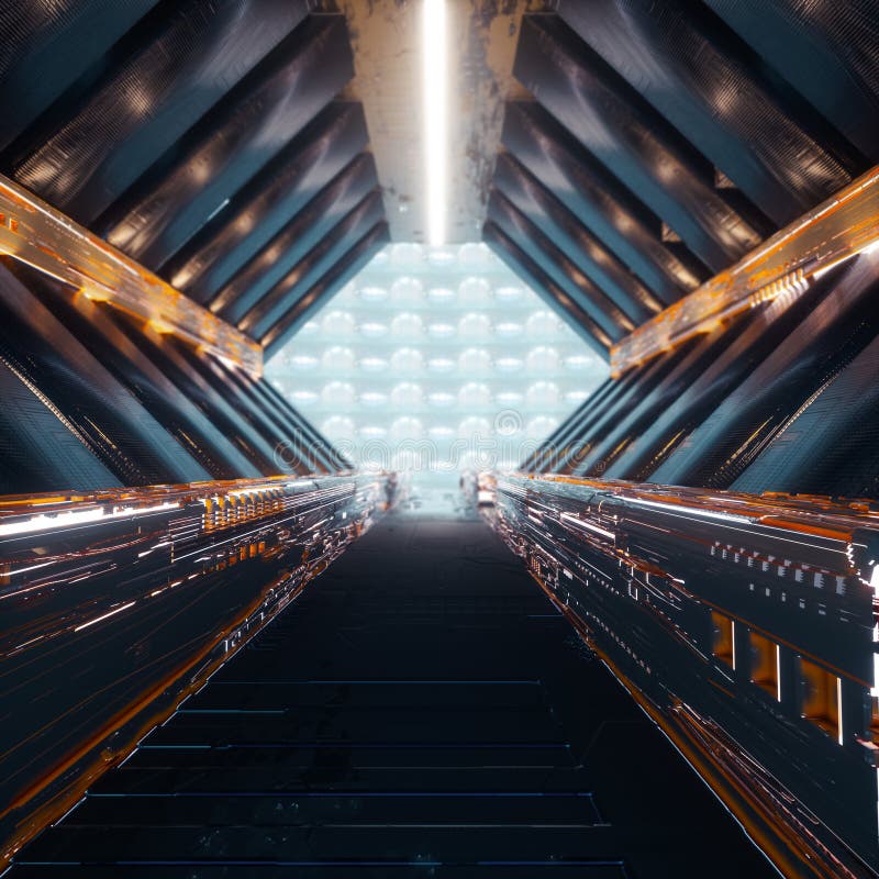 Futuristic system stock illustration. Illustration of learning - 284021255