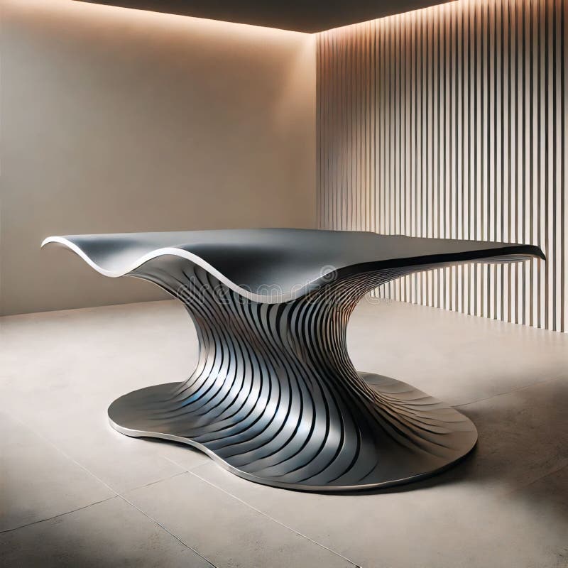 Futuristic Table Design Captivates Stock Illustrations – 9 Futuristic ...