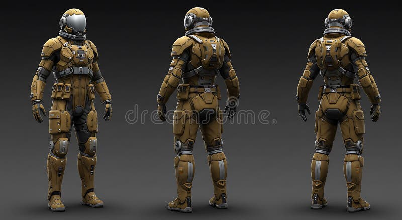 Futuristic Tactical Armor Design with Advanced Protective Features ...