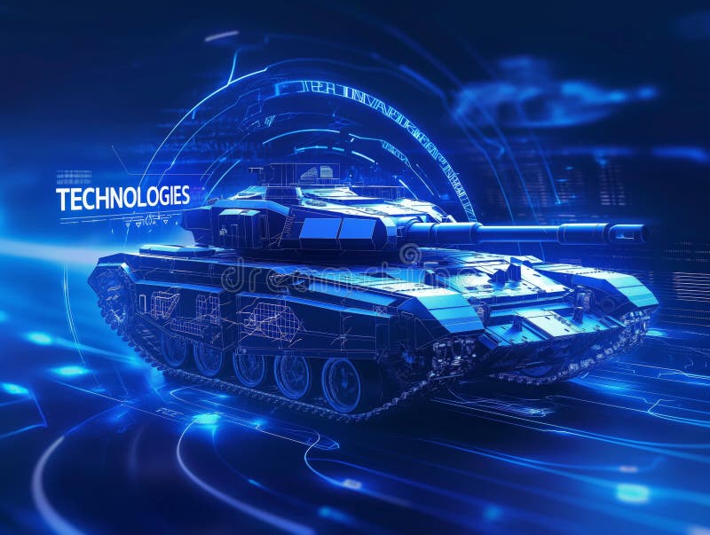 Futuristic Tank with Advanced Technologies Stock Image - Image of ...