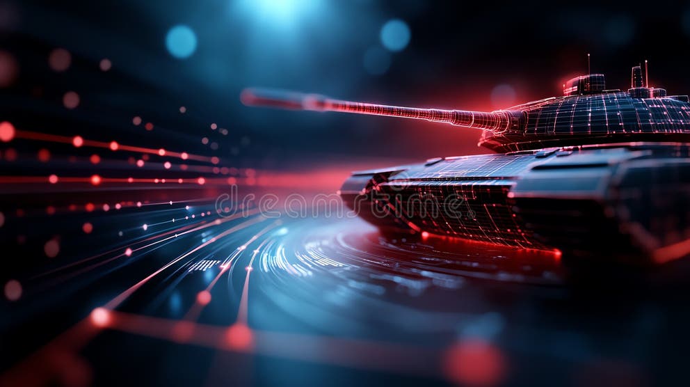 Futuristic Tank Design with Dynamic Lines, High-tech, and Abstract ...
