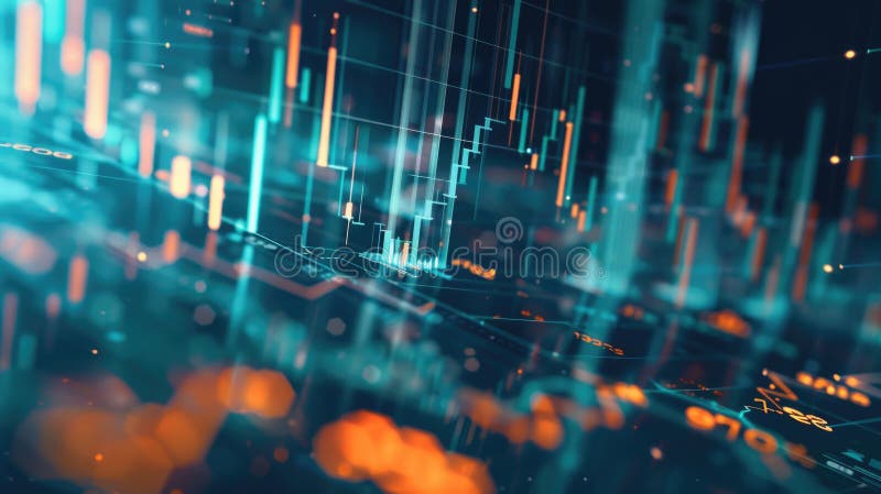 Futuristic Tech Abstract stock illustration. Illustration of theme ...