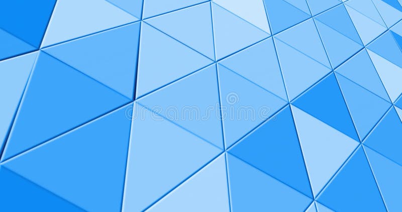 Futuristic Blue Surface Concept with Triangles Stock Footage - Video of ...