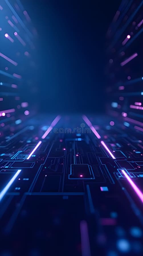 Futuristic Tech Background stock illustration. Illustration of sleek ...