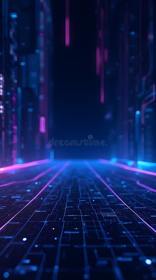 Futuristic Tech Background stock illustration. Illustration of ...