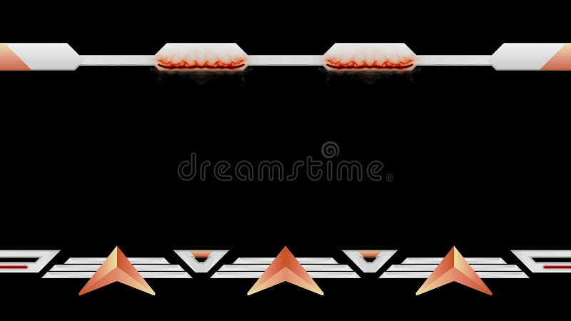 Futuristic Tech Border Template Stock Video - Video of futuristic ...