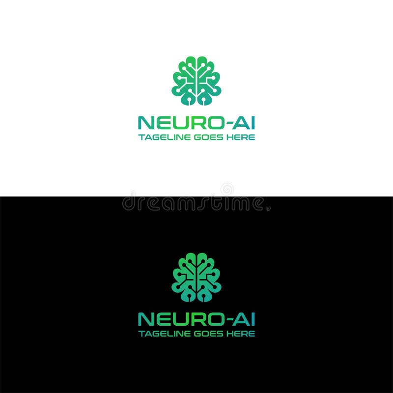 A Futuristic Tech Brain Icon Promoting Artificial Intelligence, Machine ...