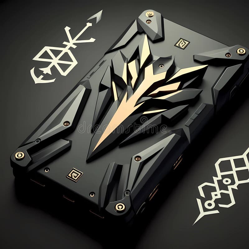 Futuristic Tech Design stock illustration. Illustration of futuristic ...