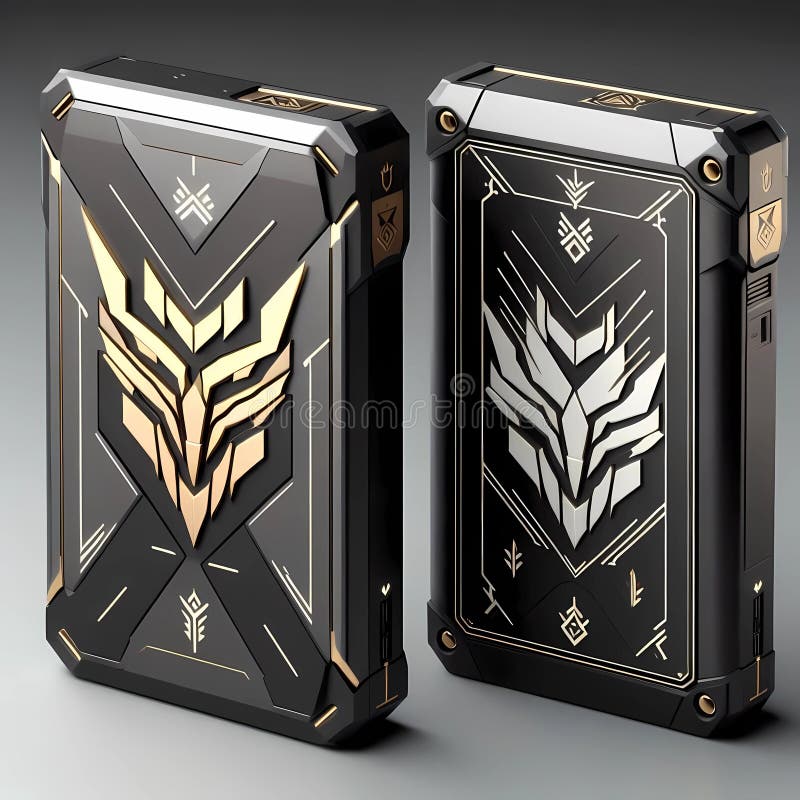 Futuristic Tech Design stock illustration. Illustration of branding ...