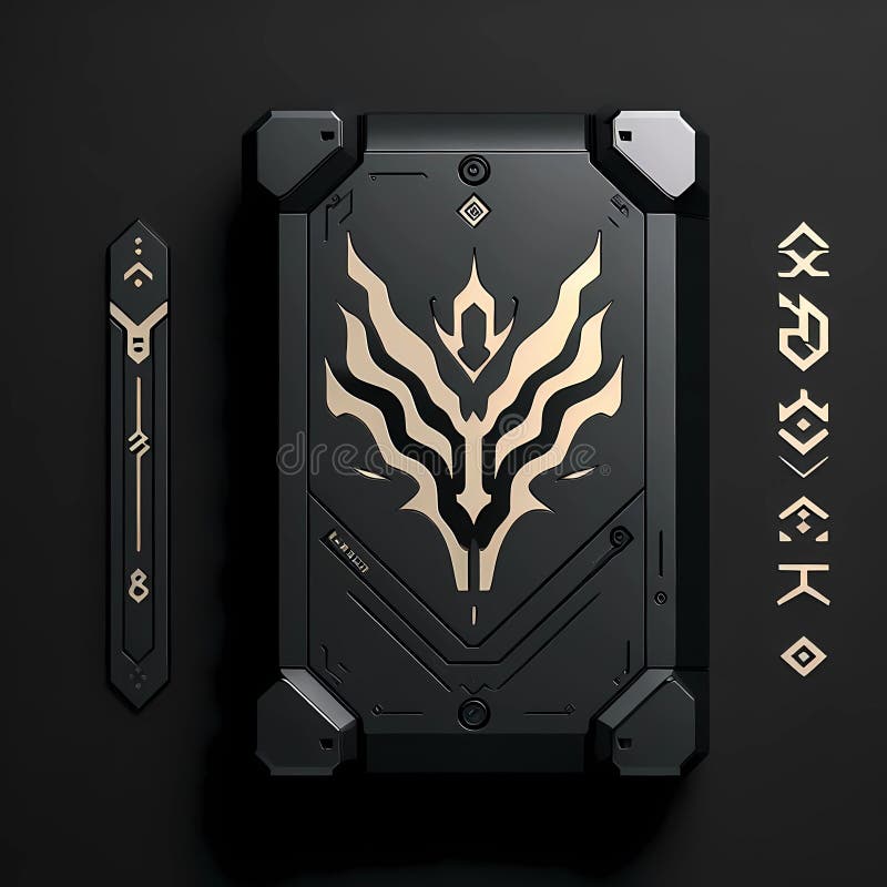 Futuristic Tech Design stock illustration. Illustration of high - 361889852