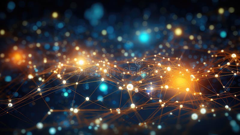 Futuristic Tech Dynamic Background Stock Illustration - Illustration of ...