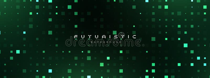Futuristic Tech Fintech Background Abstract Pixel Pattern. Abstract ...