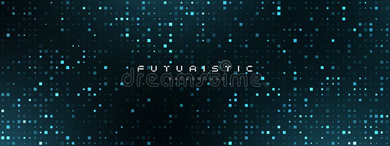 Futuristic Tech Fintech Background Abstract Pixel Pattern. Abstract ...
