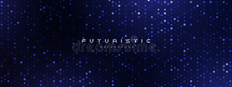 Futuristic Tech Fintech Background Abstract Pixel Pattern. Abstract ...
