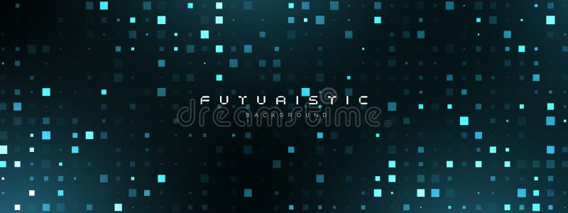 Futuristic Tech Fintech Background Abstract Pixel Pattern. Abstract ...