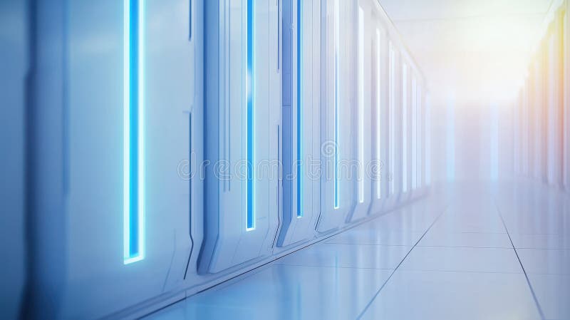 Futuristic Tech Space for Startups and Innovation Stock Photo - Image ...