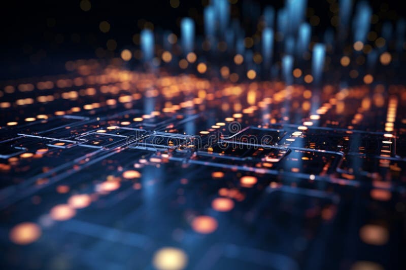 Futuristic Tech Vista Global Connections in a Transformed Data Flow ...