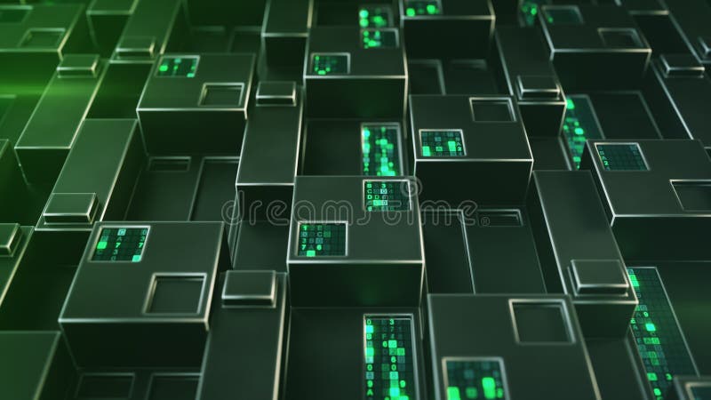 Futuristic Techno Shape Polygon Background Stock Illustration ...