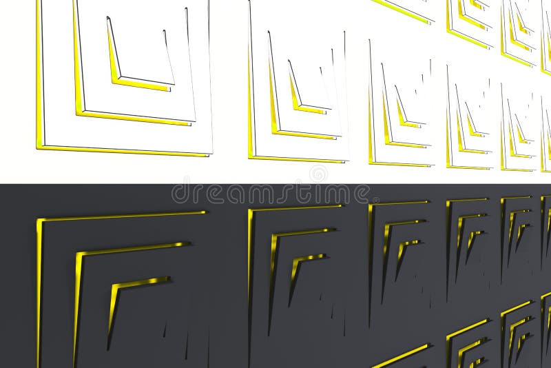 Futuristic Technological Background Made from Extruded Rectangular ...