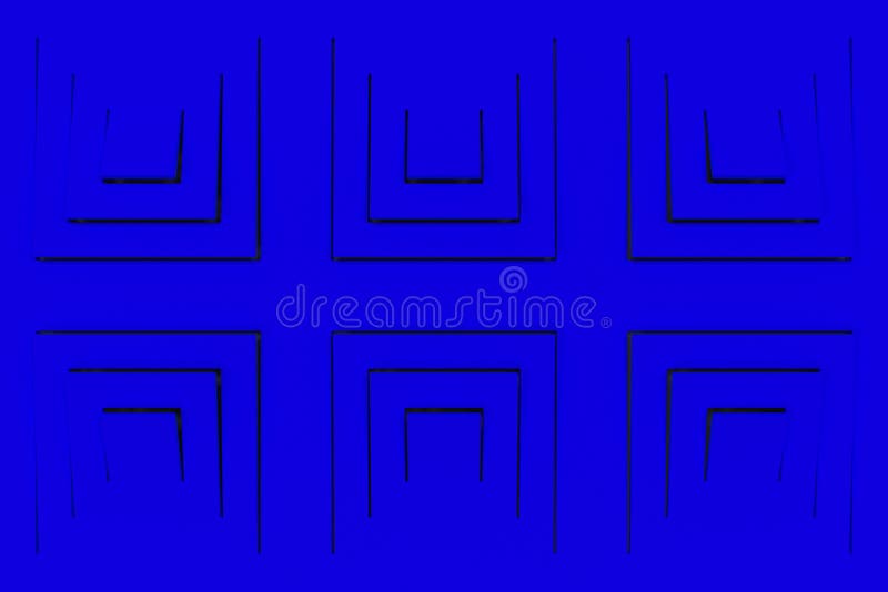 Futuristic Technological Background Made from Extruded Rectangular ...