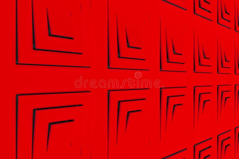 Futuristic Technological Background Made from Extruded Rectangular ...