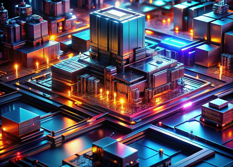 Futuristic Technological Innovation a Stunning 8K Visualization of ...