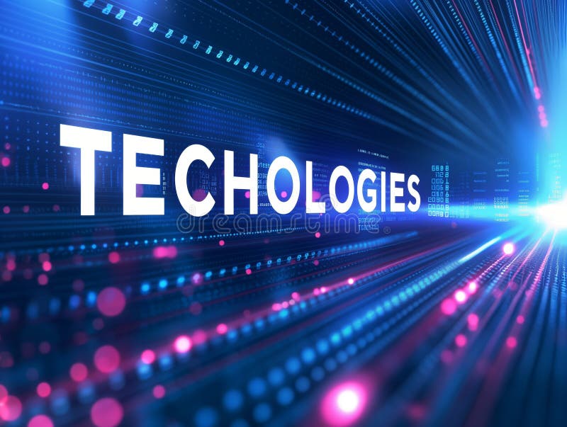 Futuristic Technologies Concept Stock Photo - Image of science, bright ...