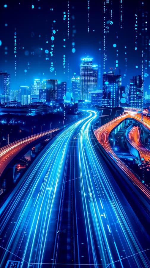 Futuristic Technology Abstract Background with Lines for Network, Big ...