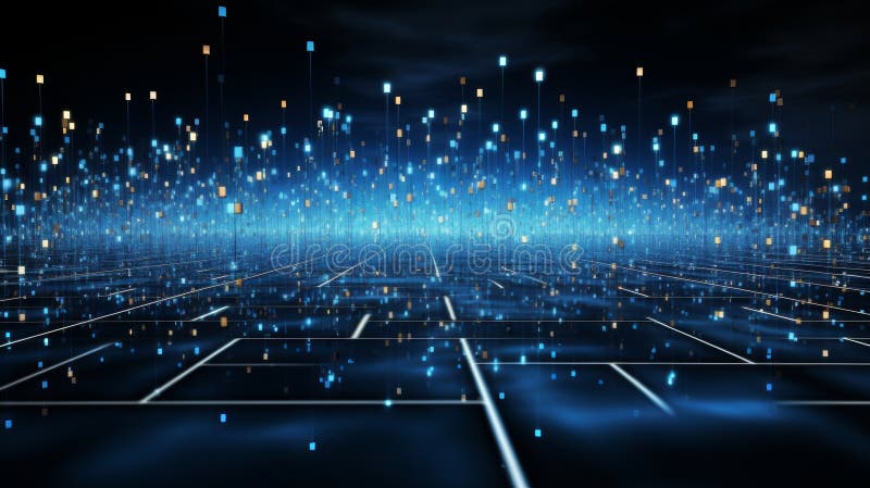 Futuristic Technology Abstract for Internet Business Big Data Concept ...