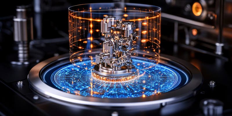 Futuristic Technology Advanced Machine in Nano Scale Lab Stock ...